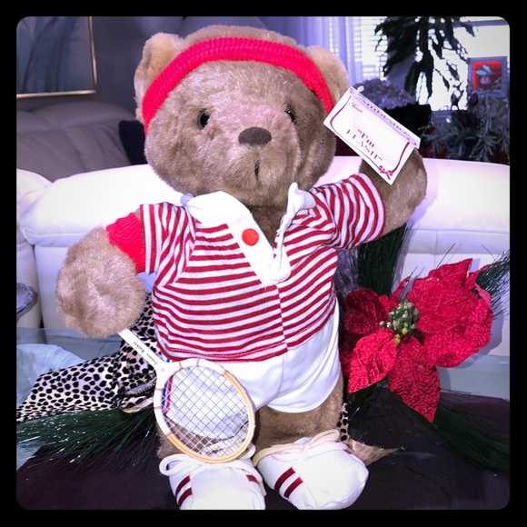 Ambiance | Toys | 4 T Ambiance Tennis Teddy Bear Cute | Poshmark
